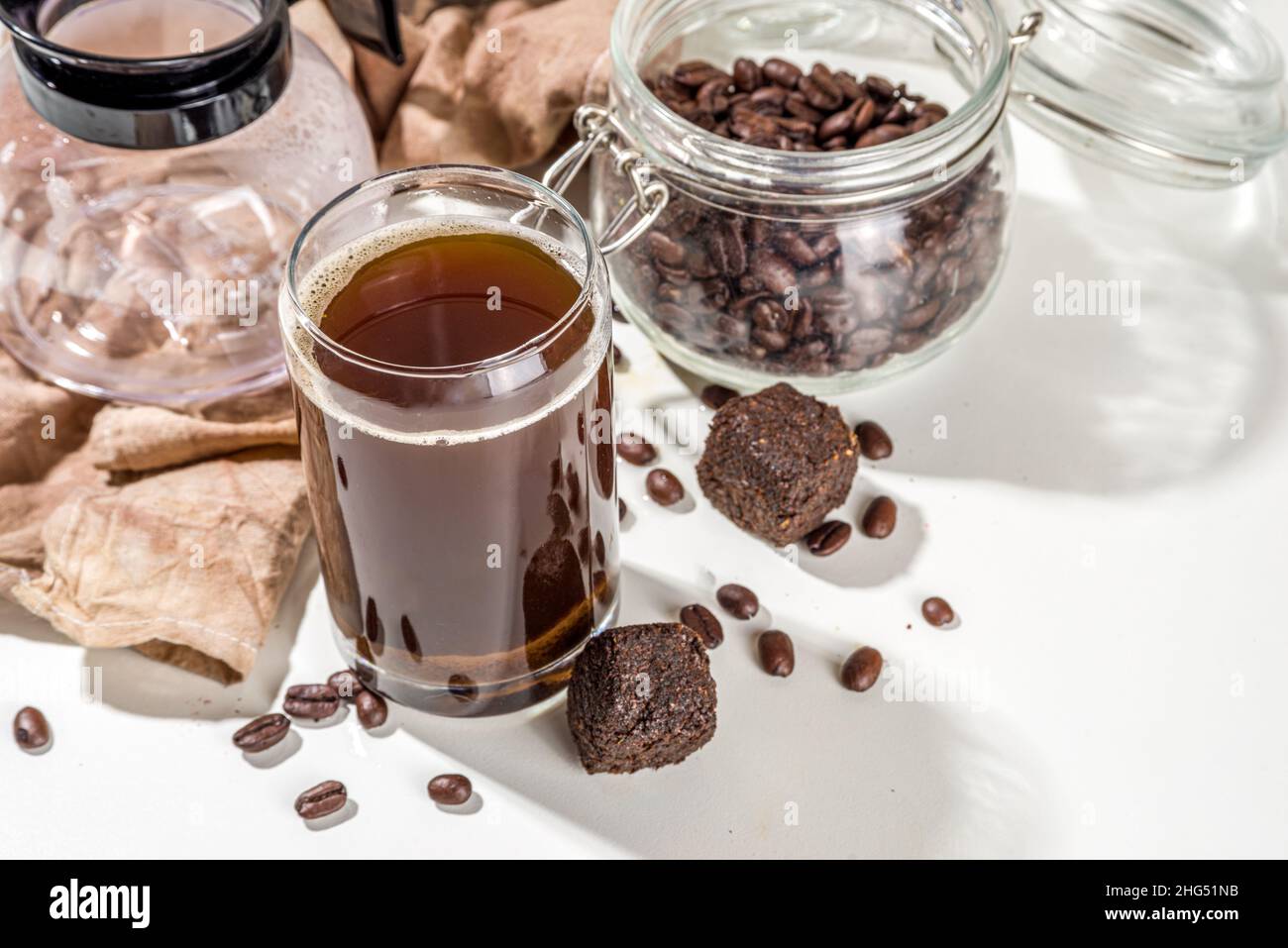 Modern Dissolvable Drinks concept, healthy homemade dissolvable frozen ...