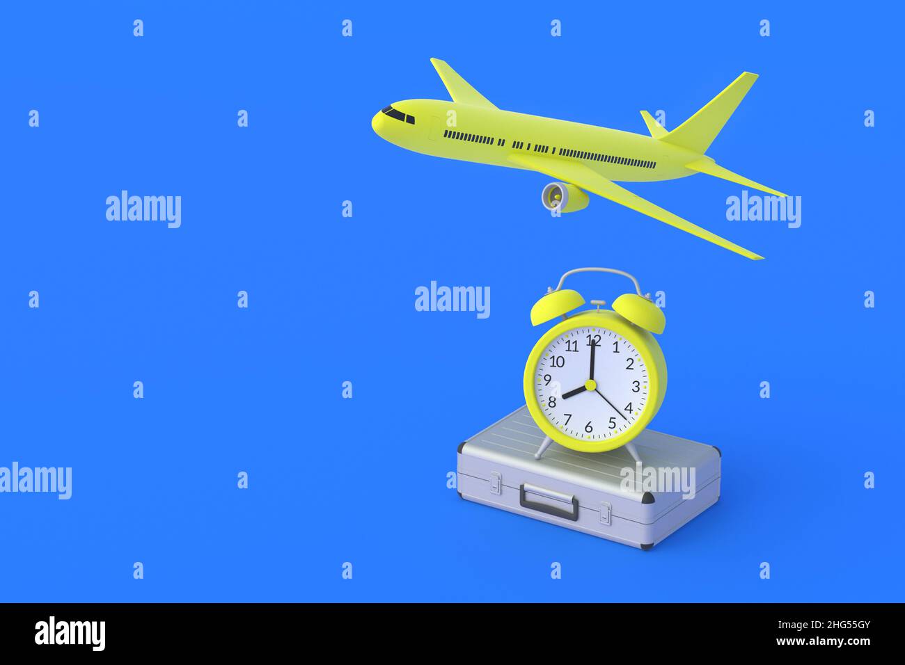 Silver airlines airplane hi-res stock photography and images - Alamy