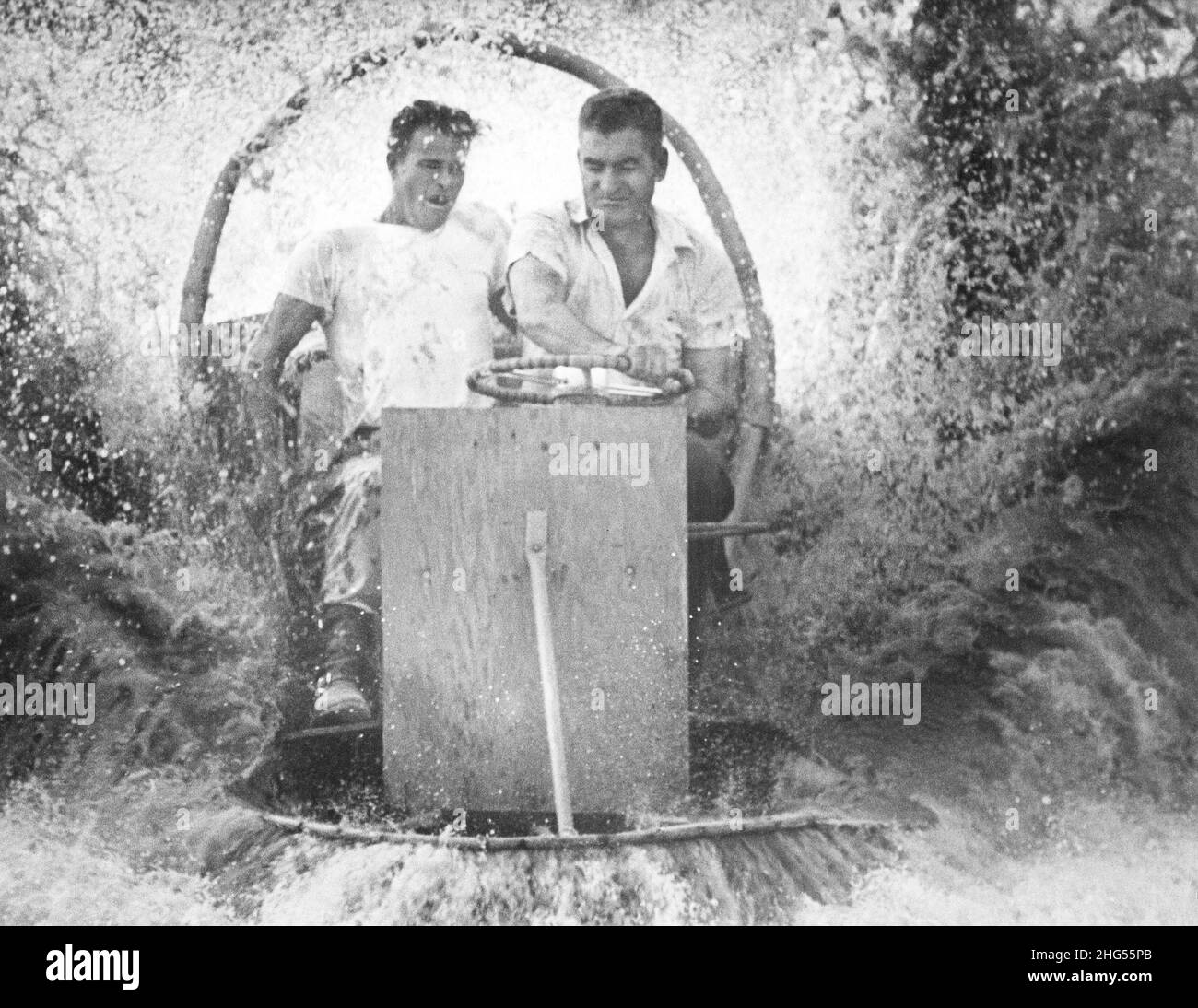 Swamp Buggy races near Naples, Florida, Ca. 1970's Stock Photo - Alamy