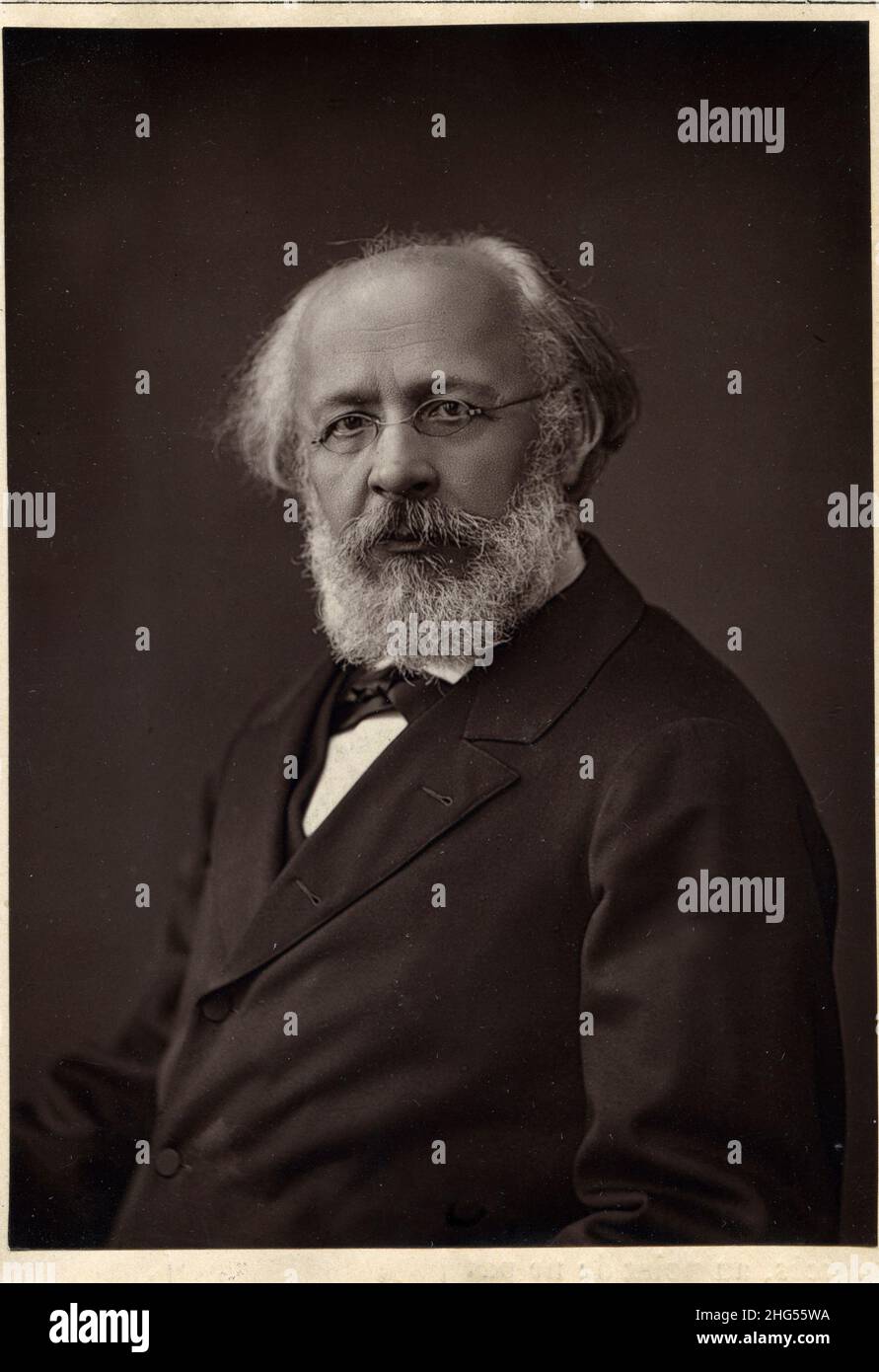 Portrait de Jacques Eugène Feyen (1815-1908) peintre francais Stock ...