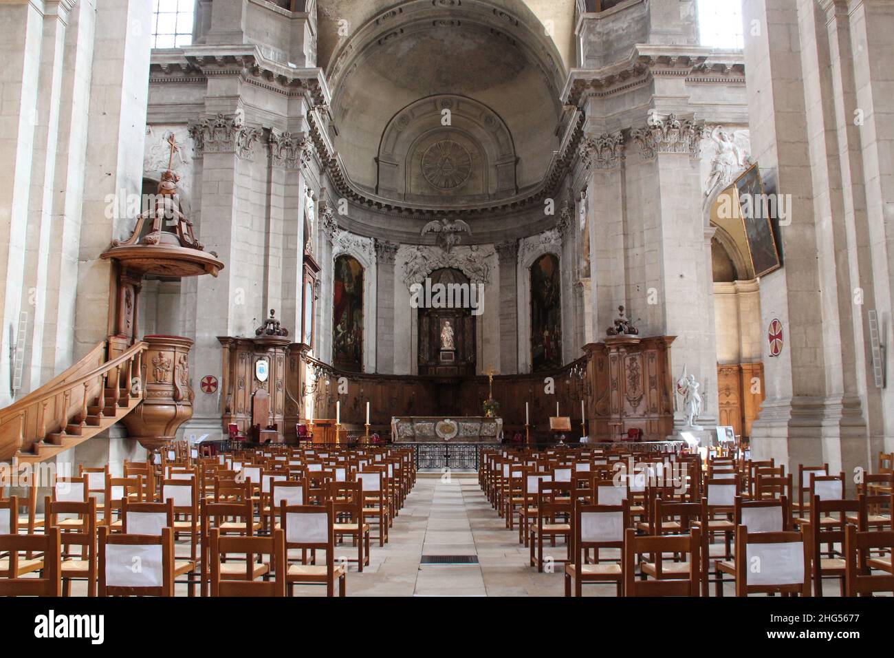 Cathedrale notre dame de lannonciation de nancy hi-res stock ...