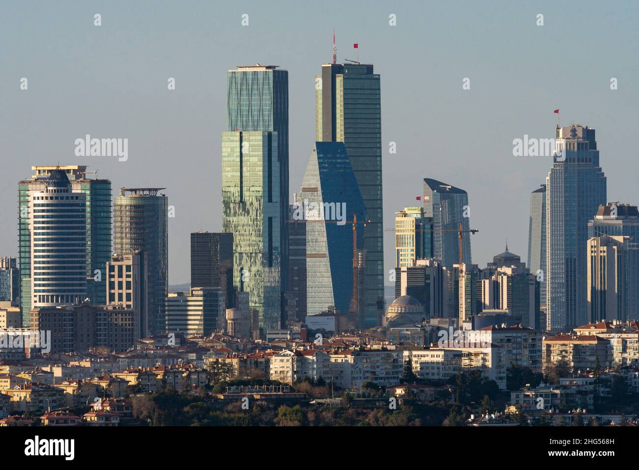 Istanbul Skyline in Turkey Stock Photo - Alamy