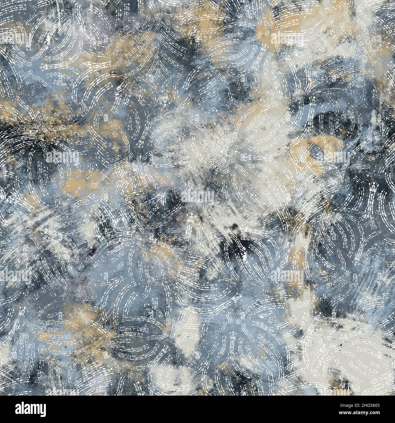 Seamless neutral and white grungy classic abstract surface pattern ...