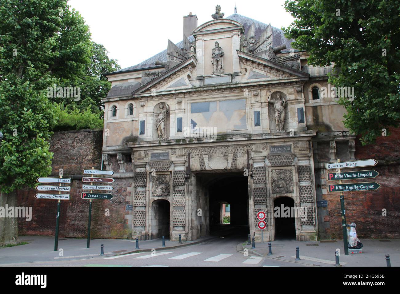 citadel gate n nancy in lorraine (france Stock Photo - Alamy