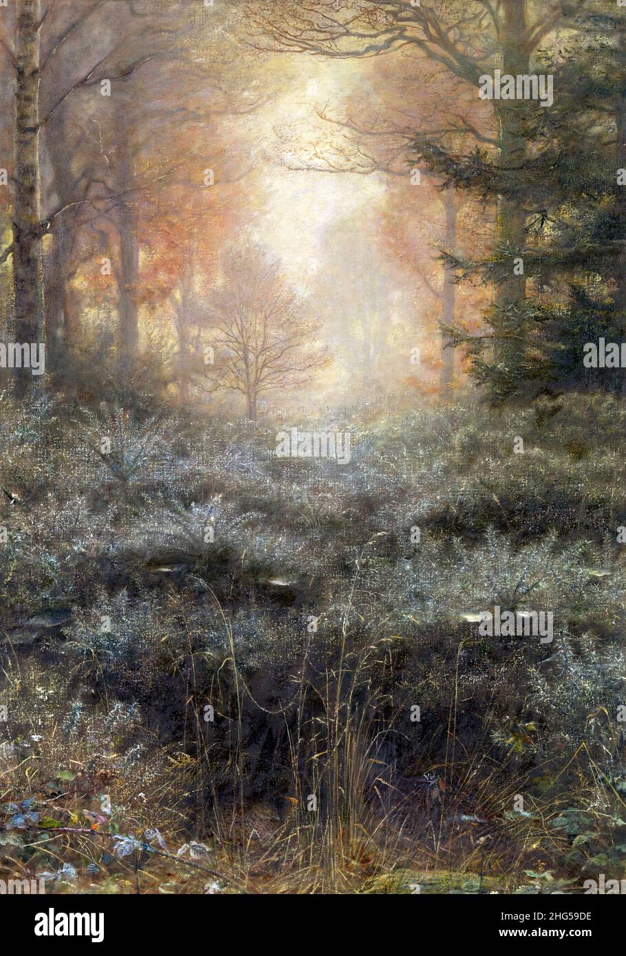 Dew-Drenched Furze by John Everett Millais (1829-1896), oil on canvas ...