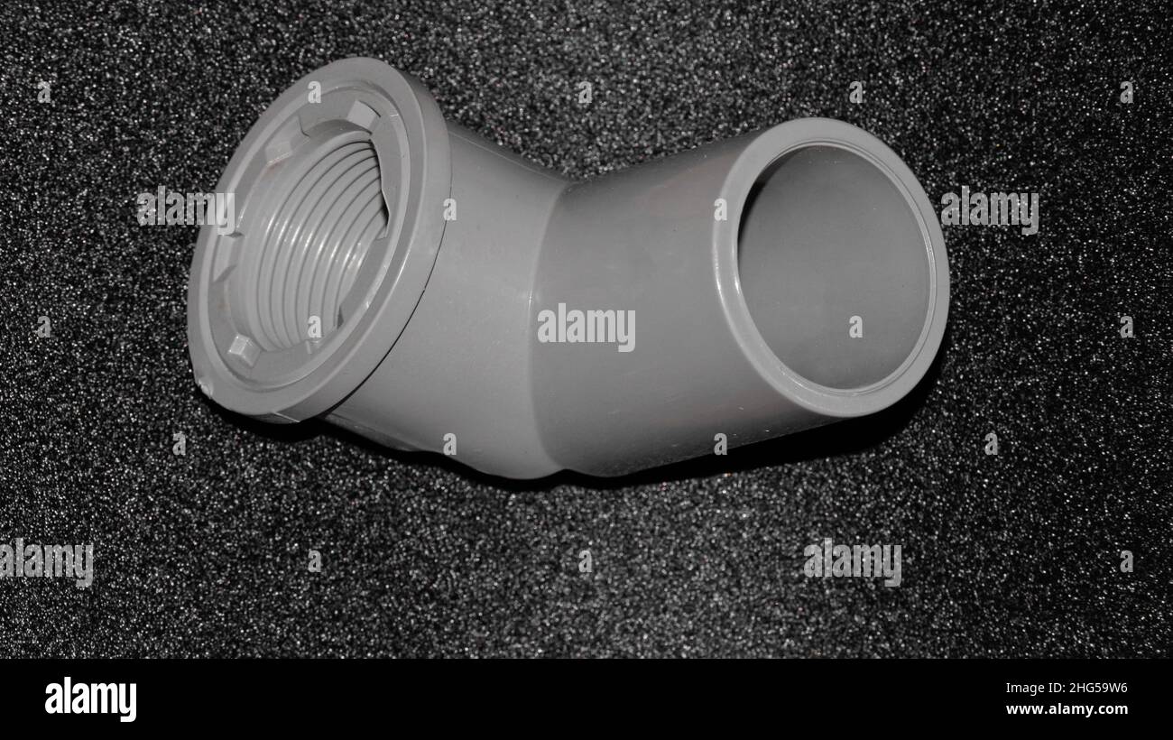 PVC elbow socket for 0.75 inch PVC pipe Stock Photo - Alamy