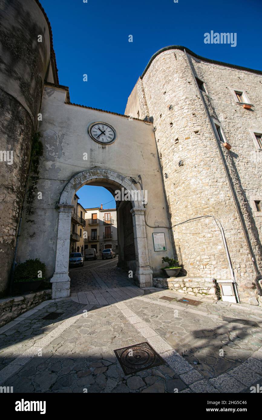 Taurasi, Avellino, Italy: view of the historic center Stock Photo - Alamy