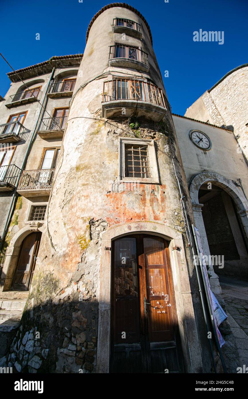 Taurasi, Avellino, Italy: view of the historic center Stock Photo - Alamy
