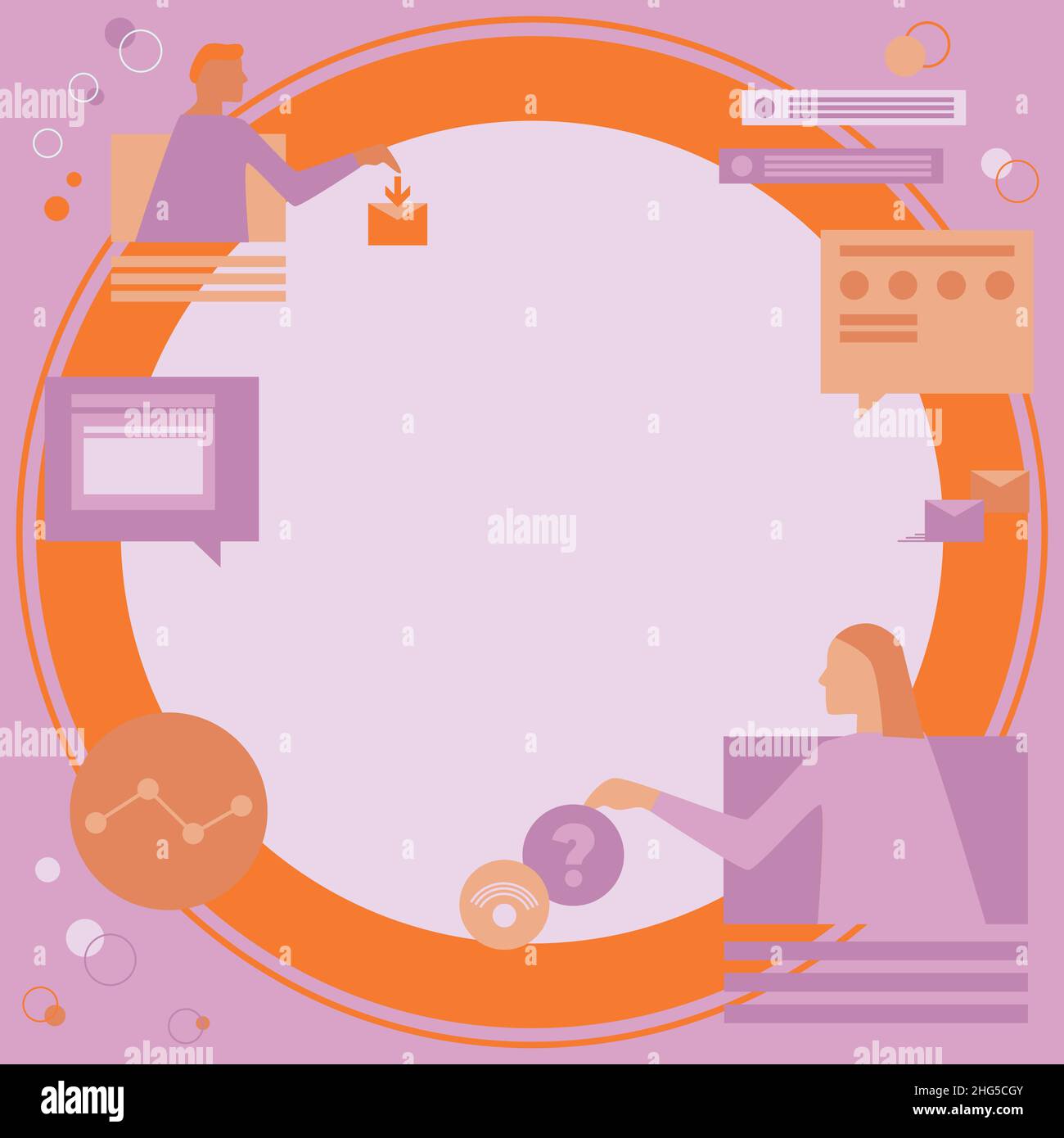 Colleagues Using Technology Having Online Meeting Discussing Future ...