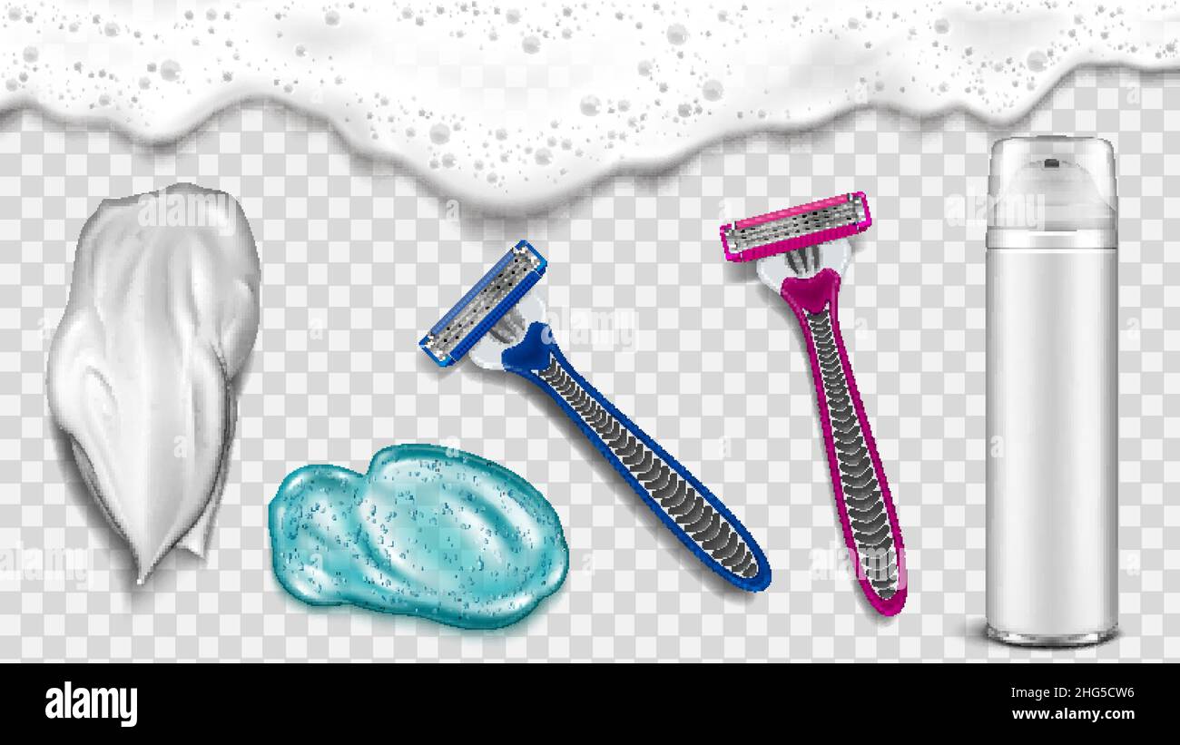 Set male accessories shaving Stock Vector Images - Alamy