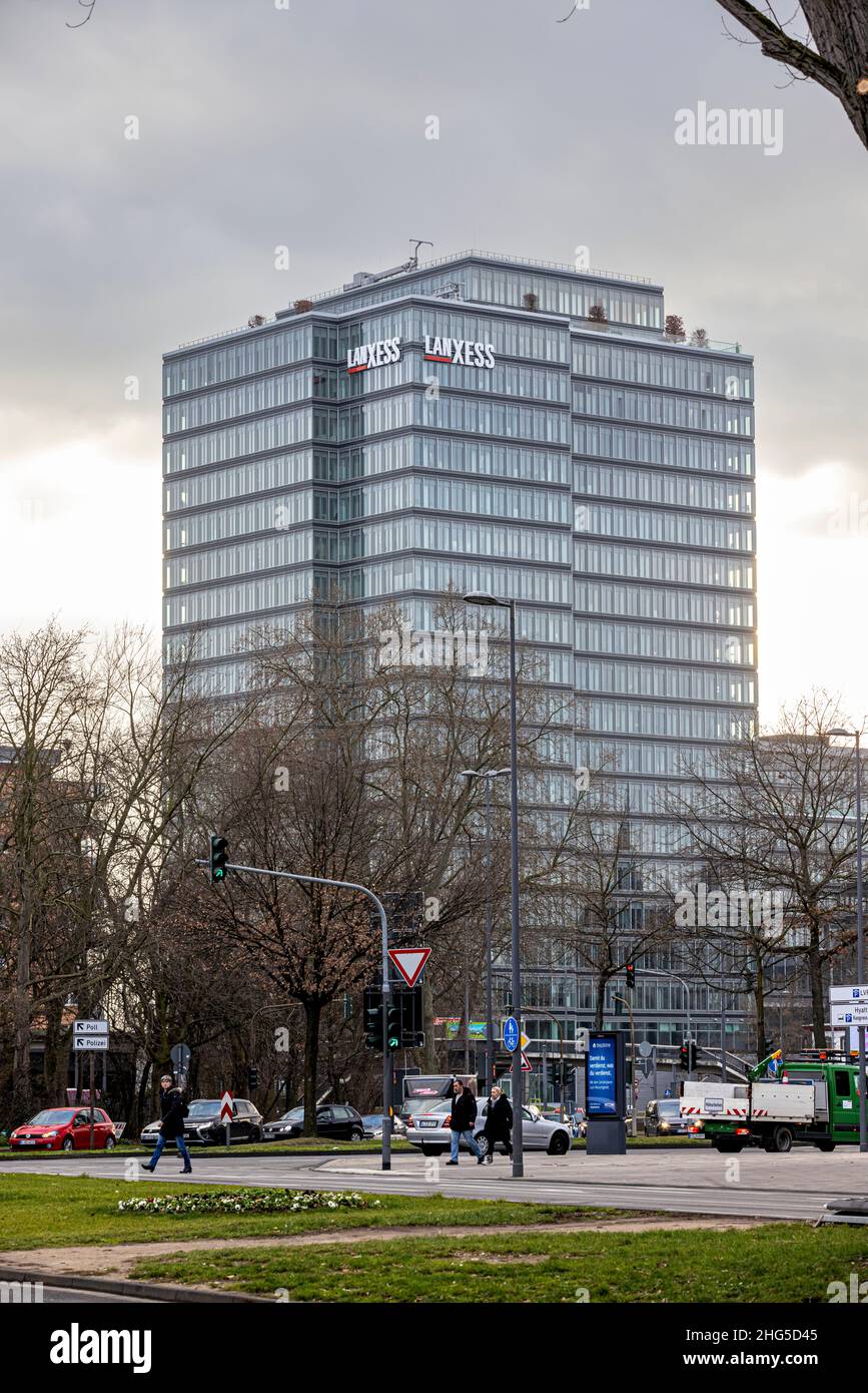 Lanxess skyscraper hi-res stock photography and images - Alamy