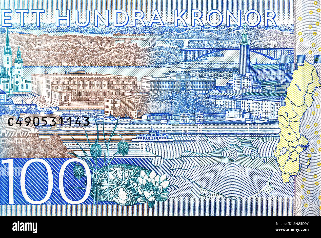 100 swedish crowns banknote hi-res stock photography and images - Alamy