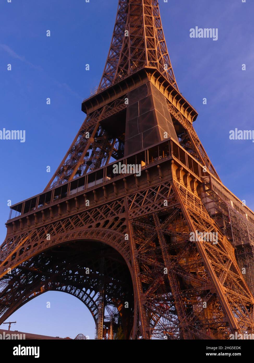 Paris, France. January 02. 2022. Most visited tourist site in the world ...