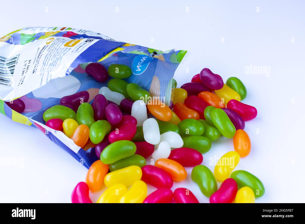 Jelly beans sweets Stock Photo - Alamy