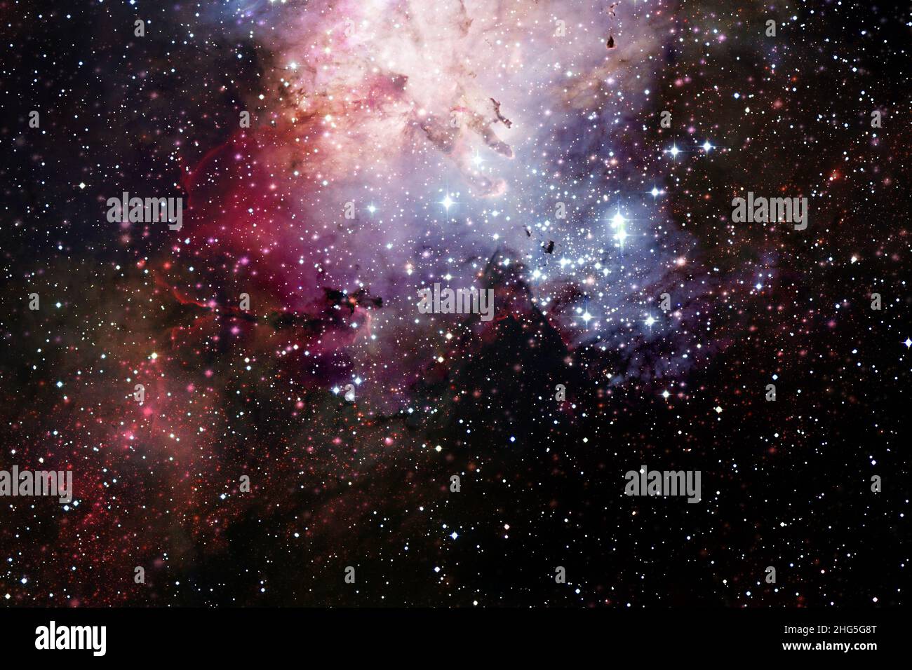 Cluster of stars. Starfield. Nebula. Elements of this image furnished ...