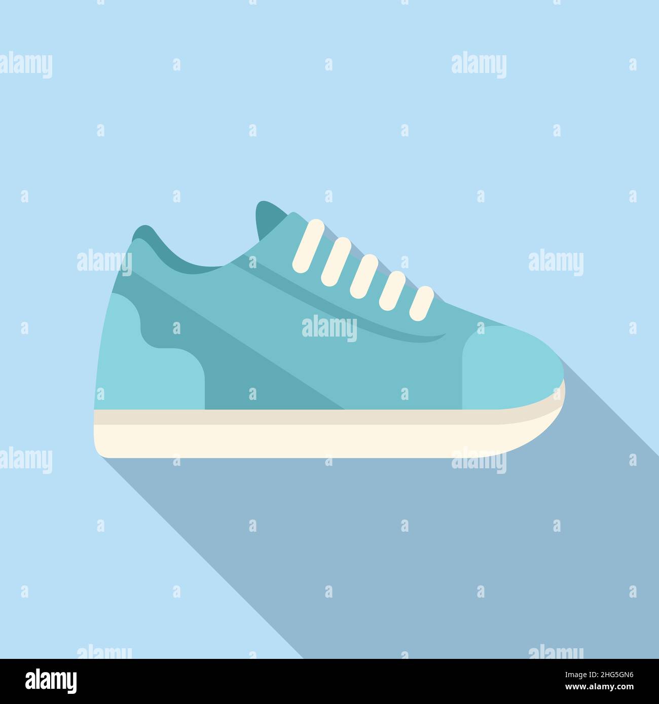 Foot sneaker icon flat vector. Sport shoe. Run design Stock Vector ...
