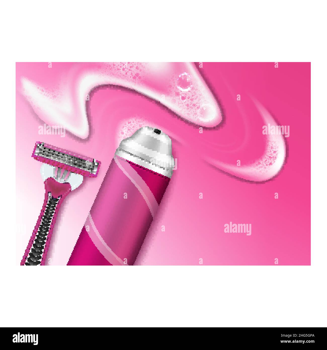foam cream gel poster vector Stock Vector Image & Art - Alamy