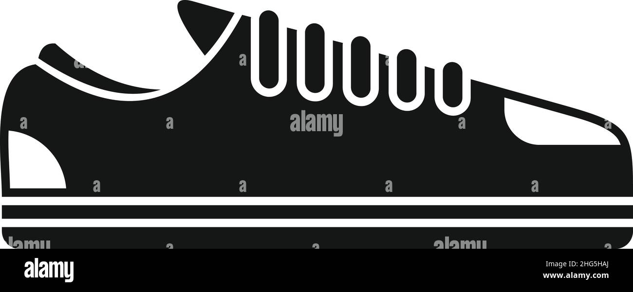 Casual sneaker icon simple vector. Sport shoe. Footwear design Stock ...
