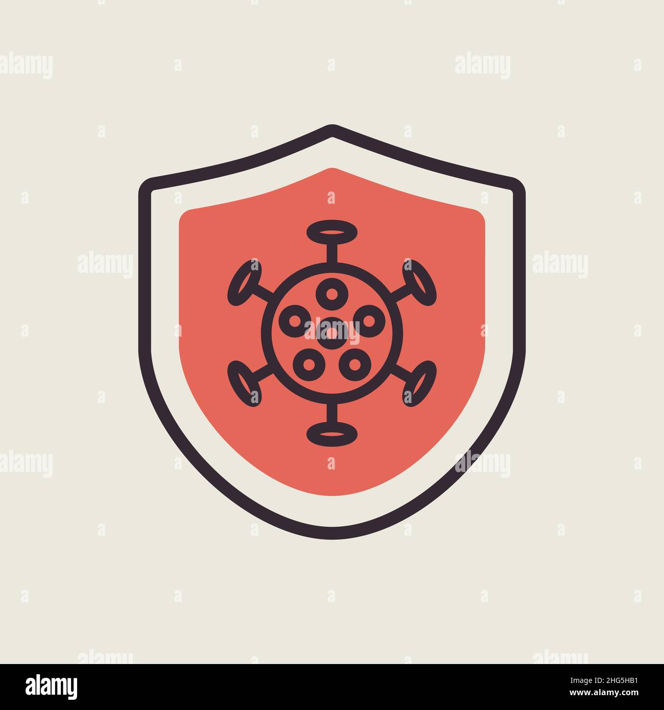 Corona virus protection vector icon. Medical sign. Coronavirus. Graph ...