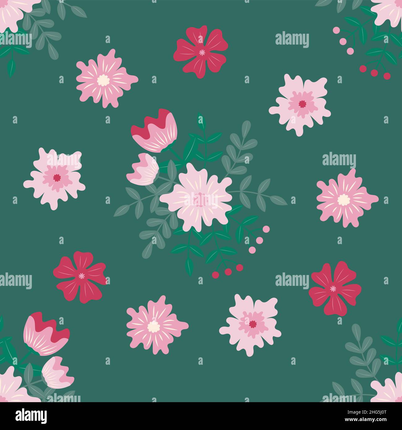Plant Pattern Background