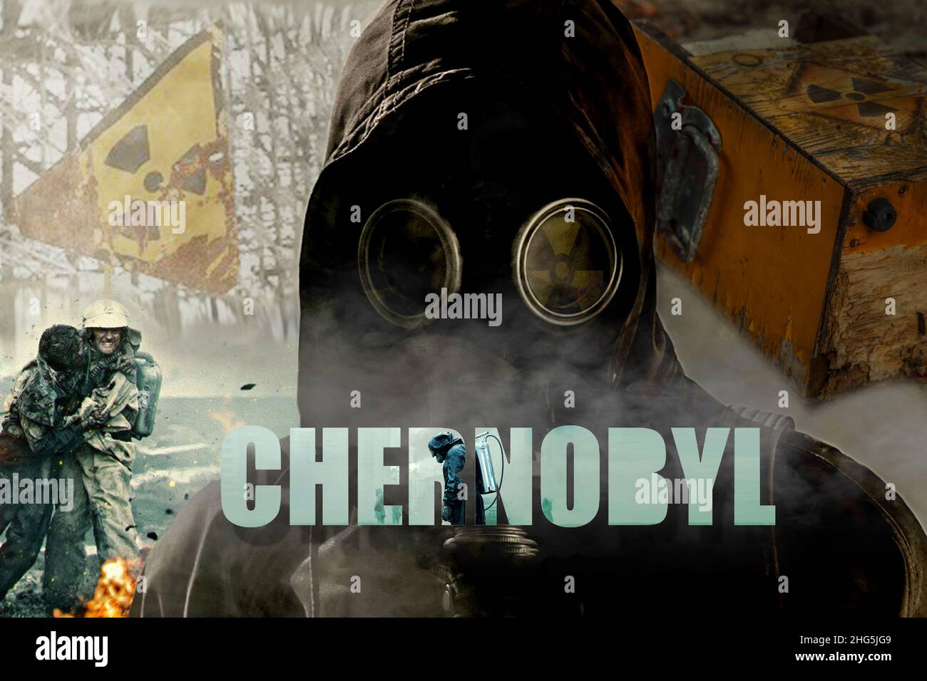 Chernobyl disaster cover mock up Stock Photo - Alamy