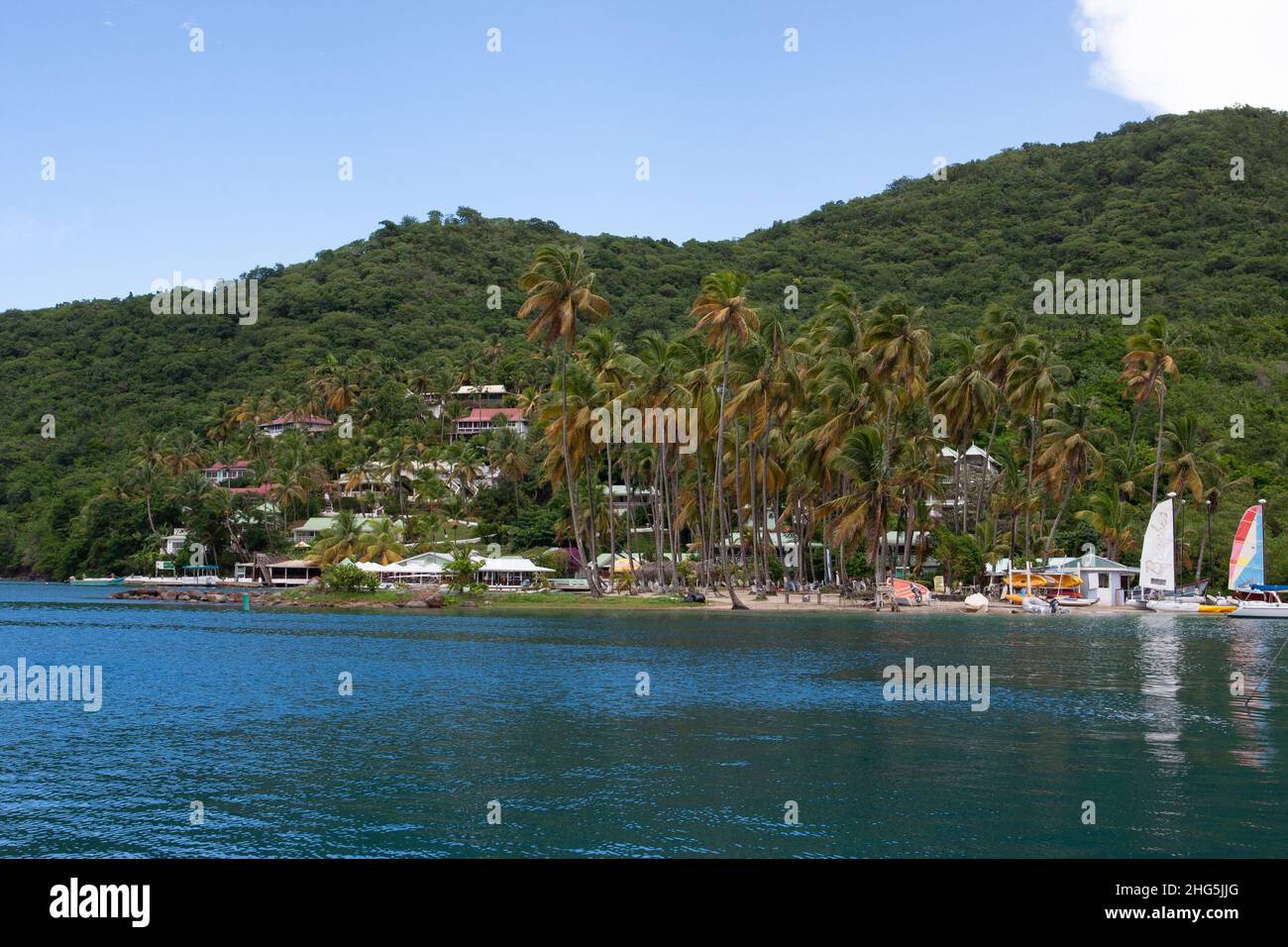 Marigot Bay, St. Lucia Stock Photo - Alamy