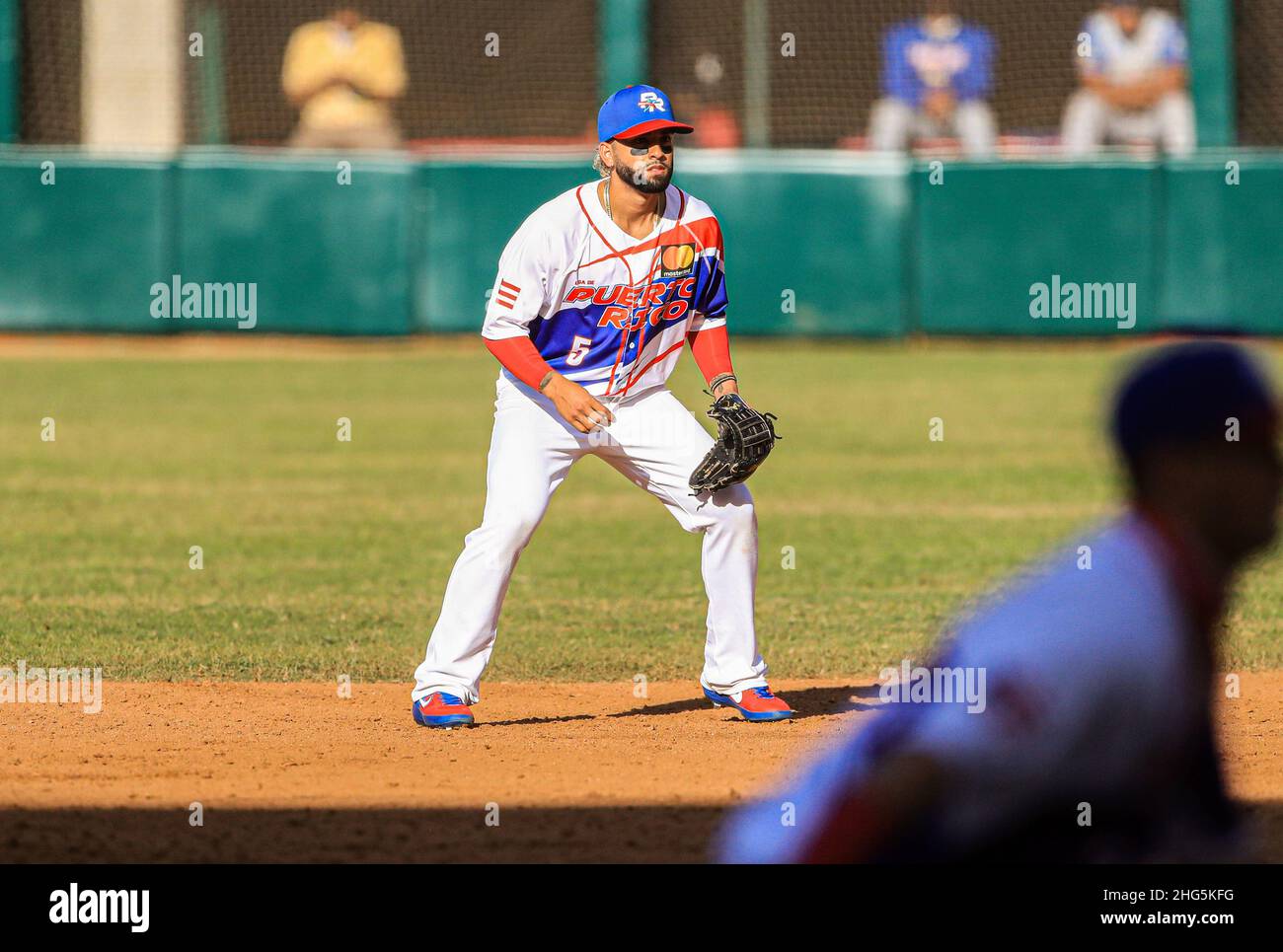 MAZATLAN, MEXICO - FEBRUARY 03: Jack Lopez of Los Criollos de Caguas ...