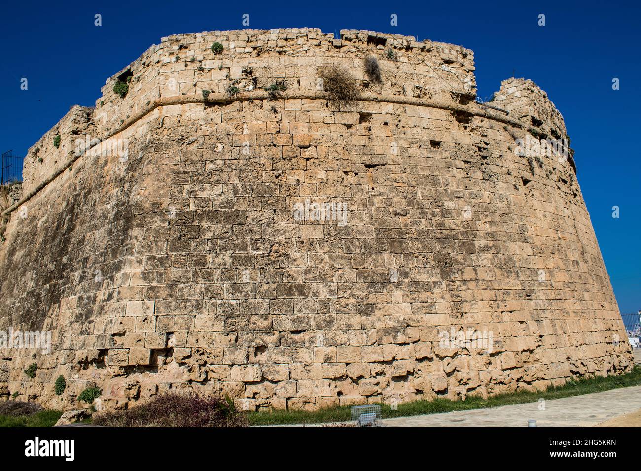 Famagusta, Northern Cyprus - January 08, 2022 Walled of Famagusta was ...