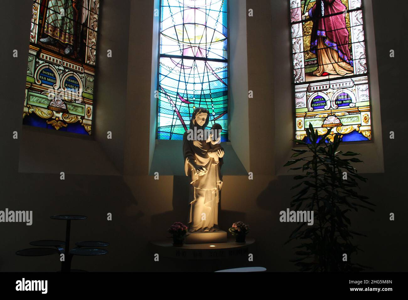 saint-louis church in vittel in lorraine (france Stock Photo - Alamy