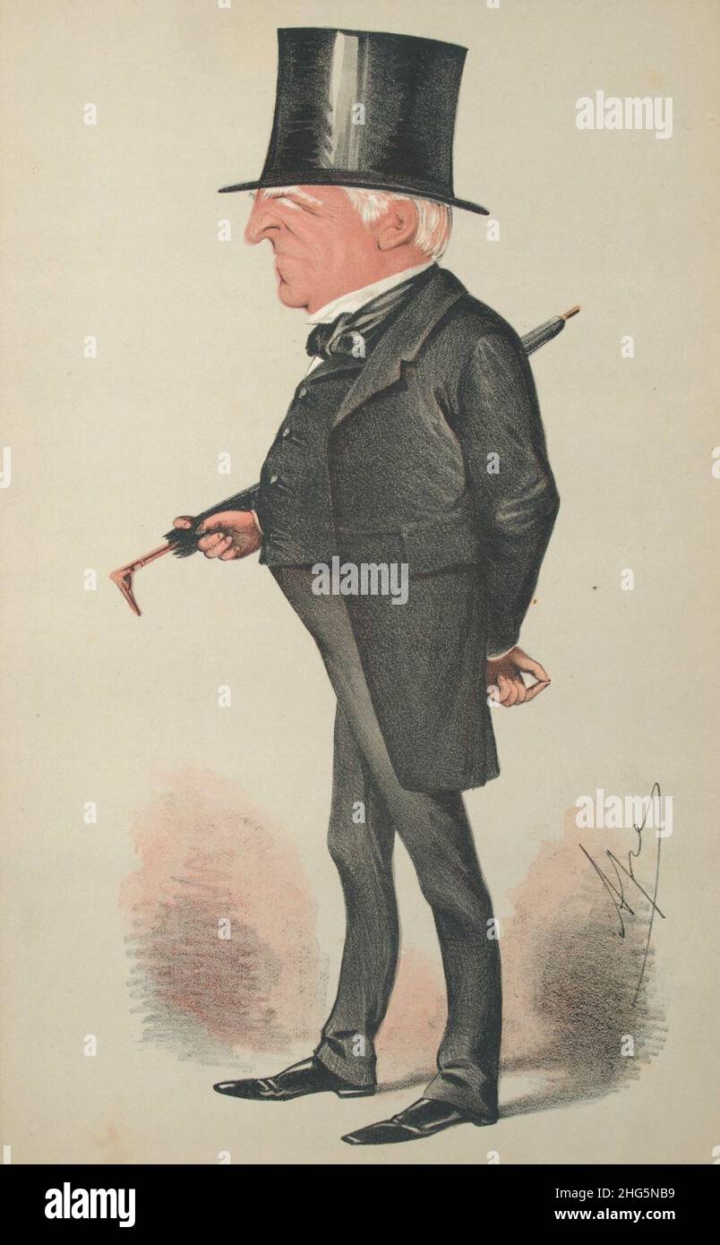 Robert Lowe, Vanity Fair, 1869-02-27,crop Stock Photo - Alamy