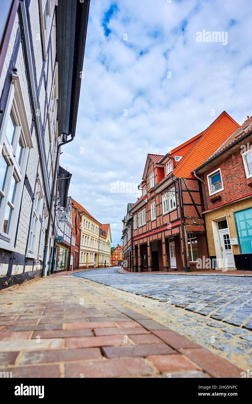 Dannenberg, Germany - September 20, 2021: View to the cityscape of the ...