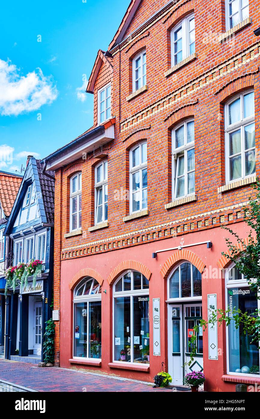 Dannenberg, Germany - September 20, 2021: View to the cityscape of the ...