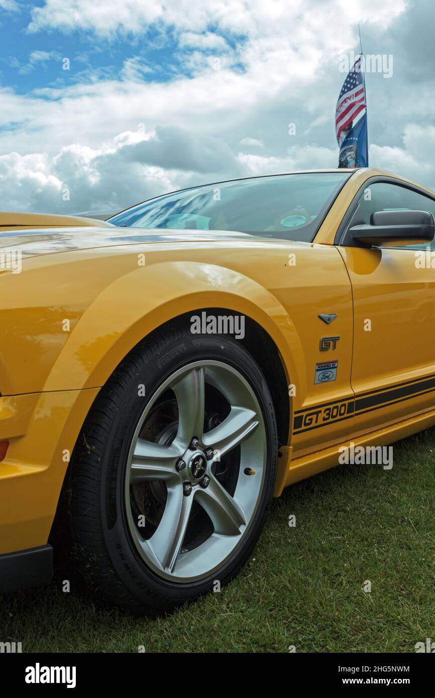 Ford Mustang GT300. Woodvale Rally 2013 Stock Photo - Alamy