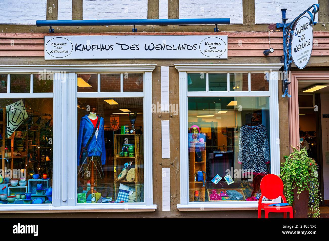 Dannenberg, Germany - September 20, 2021: View to the cityscape of the ...