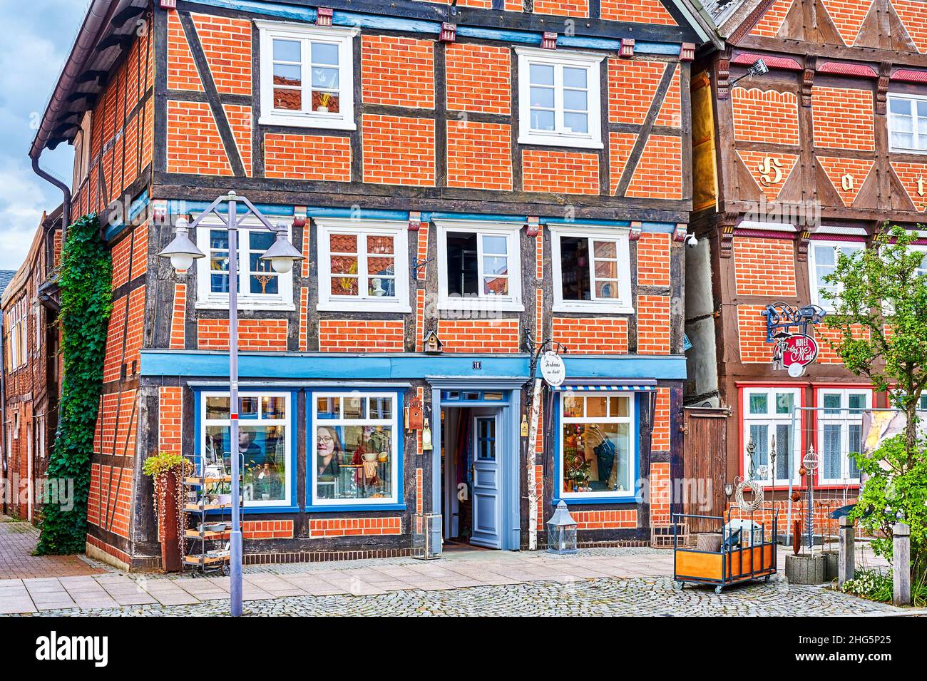 Dannenberg, Germany - September 20, 2021: View to the cityscape of the ...