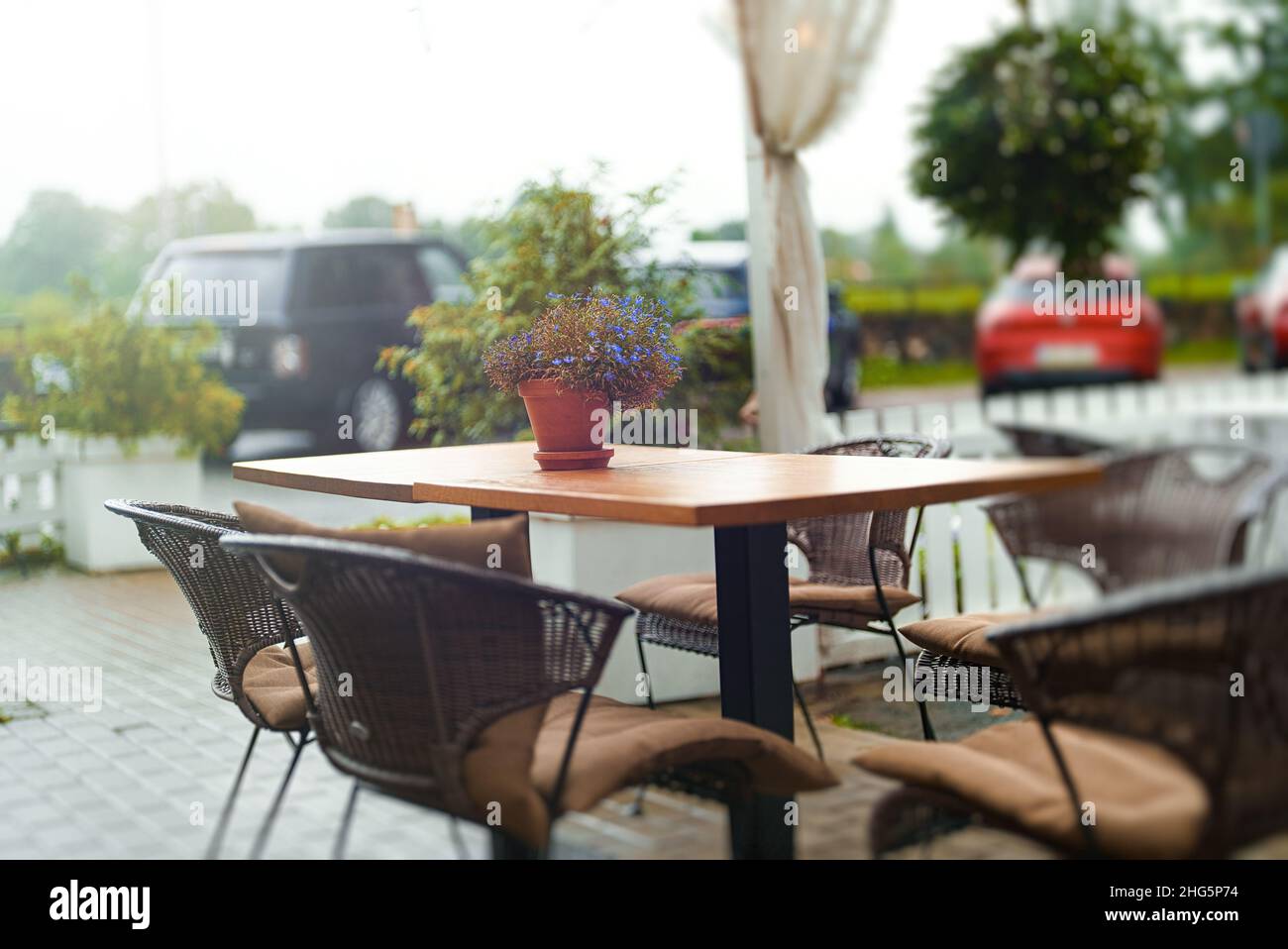 Roadside cafe interior in summer Stock Photo - Alamy