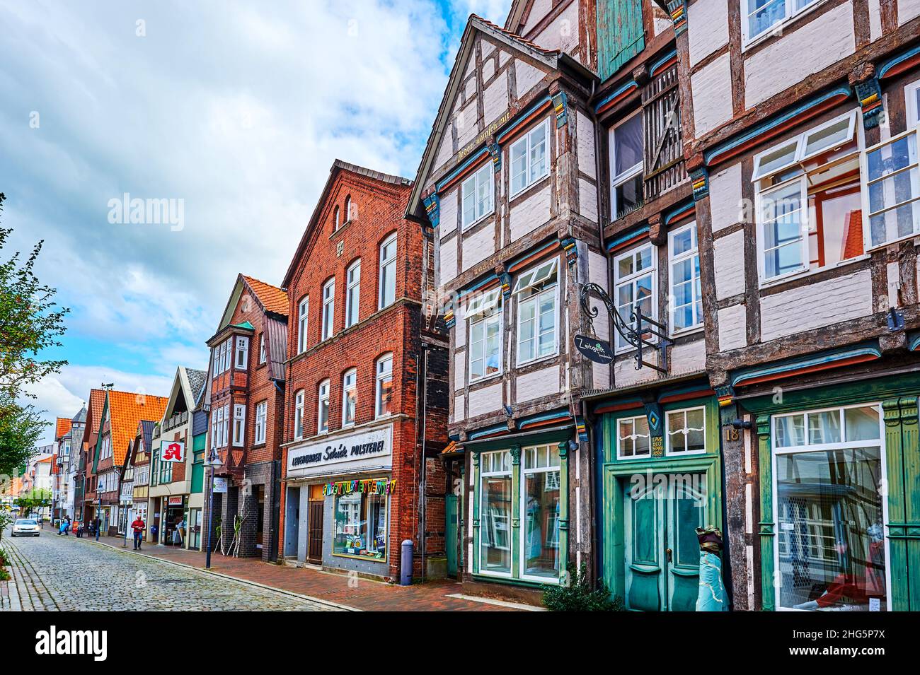 Dannenberg, Germany - September 20, 2021: View to the cityscape of the ...