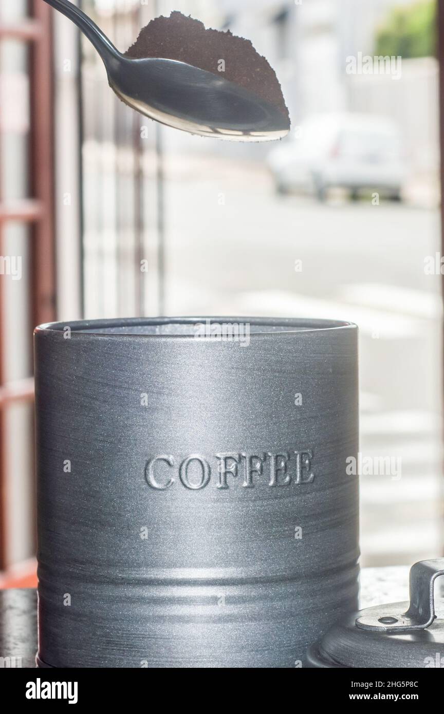 Coffee shop retro poster hi-res stock photography and images - Alamy