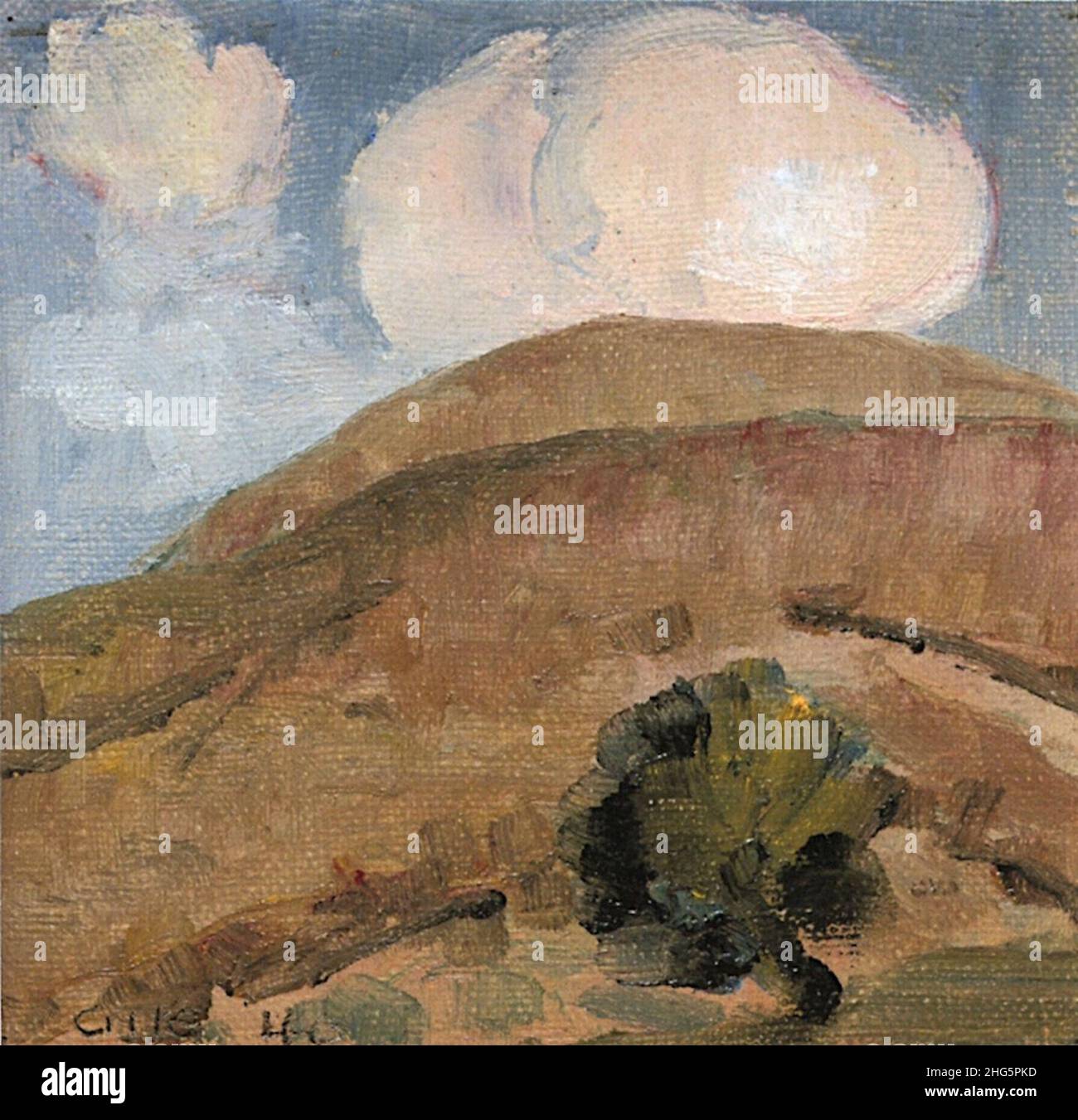 Selden Connor Gile Cloud, Hill, Tree 1940 Stock Photo - Alamy