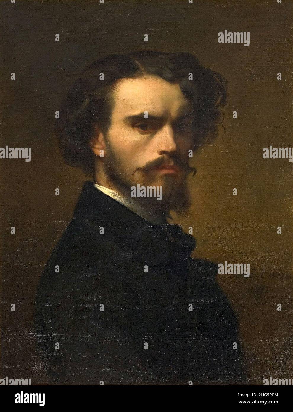 Self Portrait (Alexandre Cabanel Stock Photo - Alamy