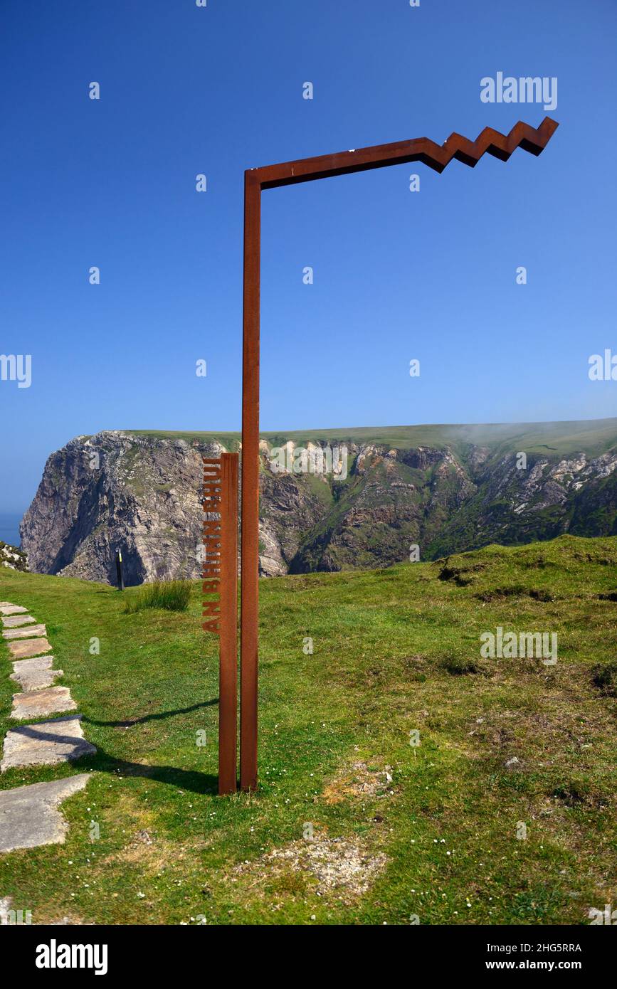 An Bhinn Bhuí,Benwee Head,Mayo,landscape and seascape,Wild Atlantic Way ...