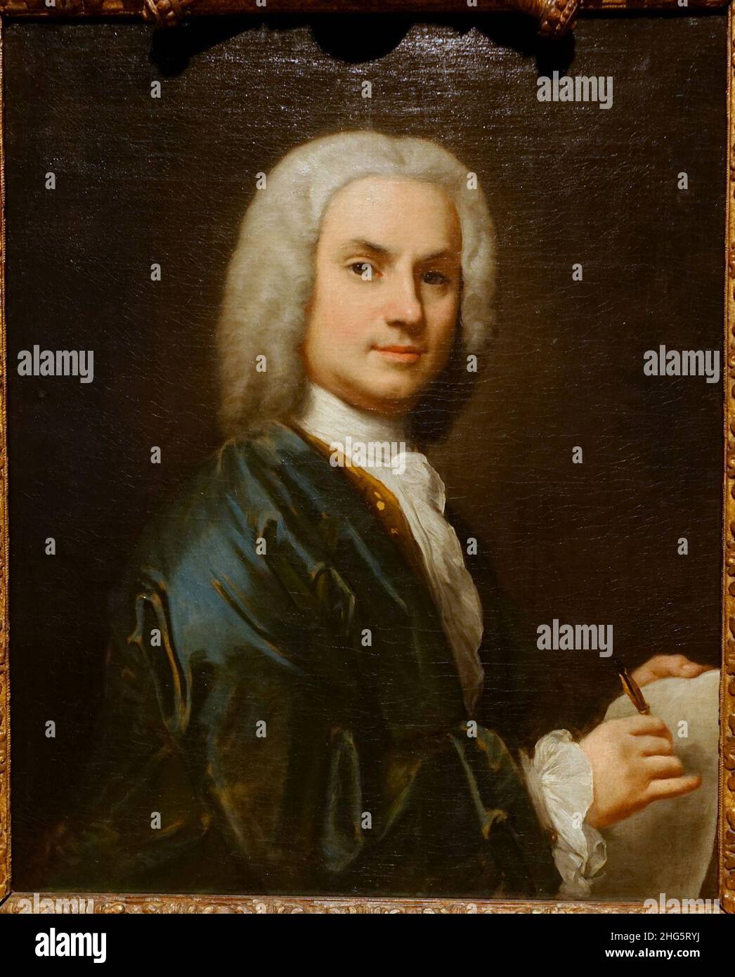 Self portrait by Jacopo Amigoni, probably London, 1730-1735, oil on ...