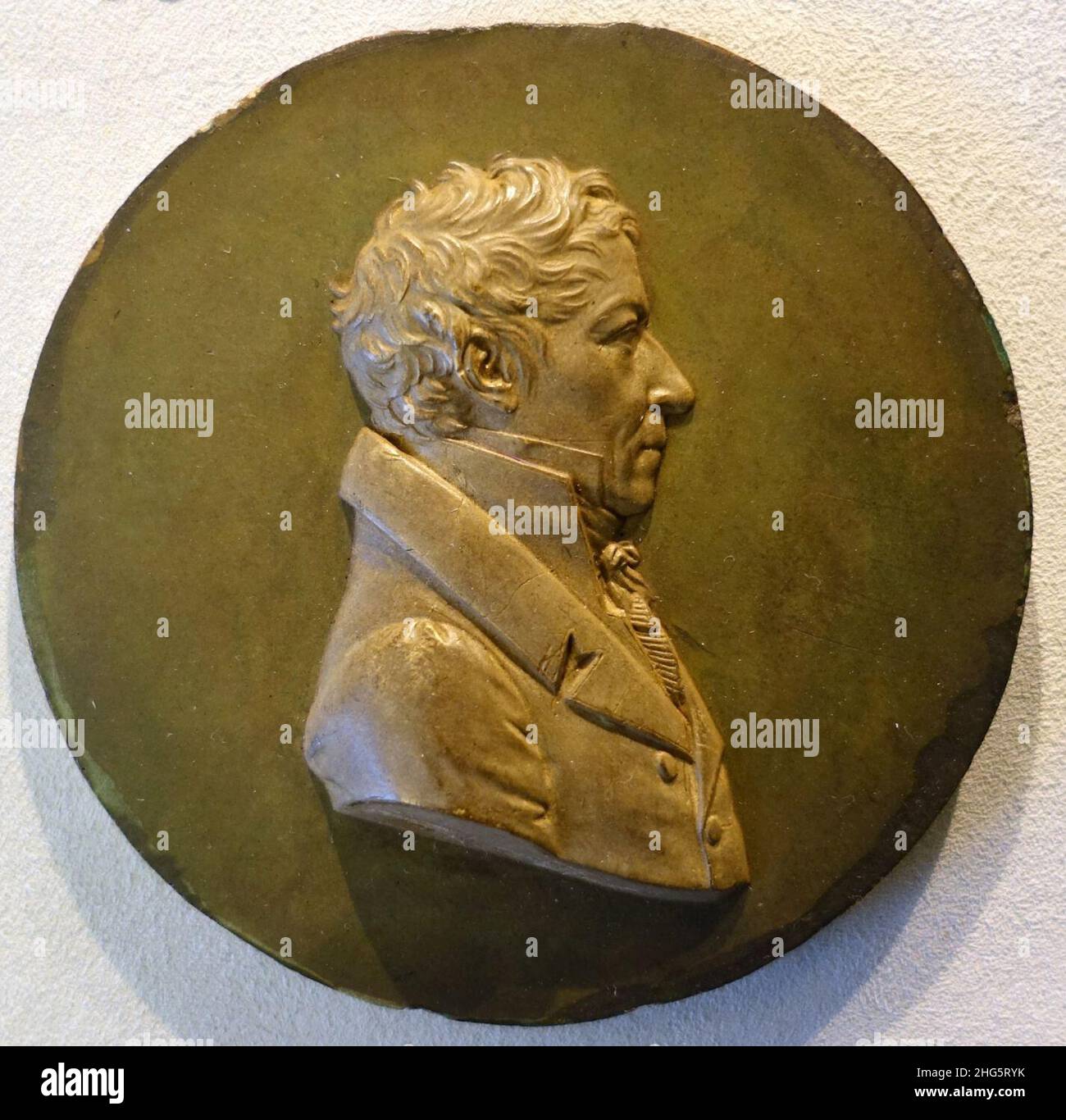 Self portrait by Leonhard Posch, plaster, 1815 Stock Photo - Alamy