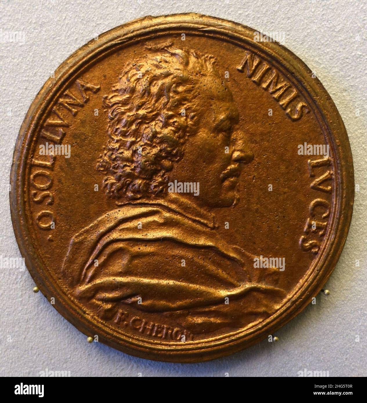 Self portrait by Francois Cheron, undated Stock Photo - Alamy