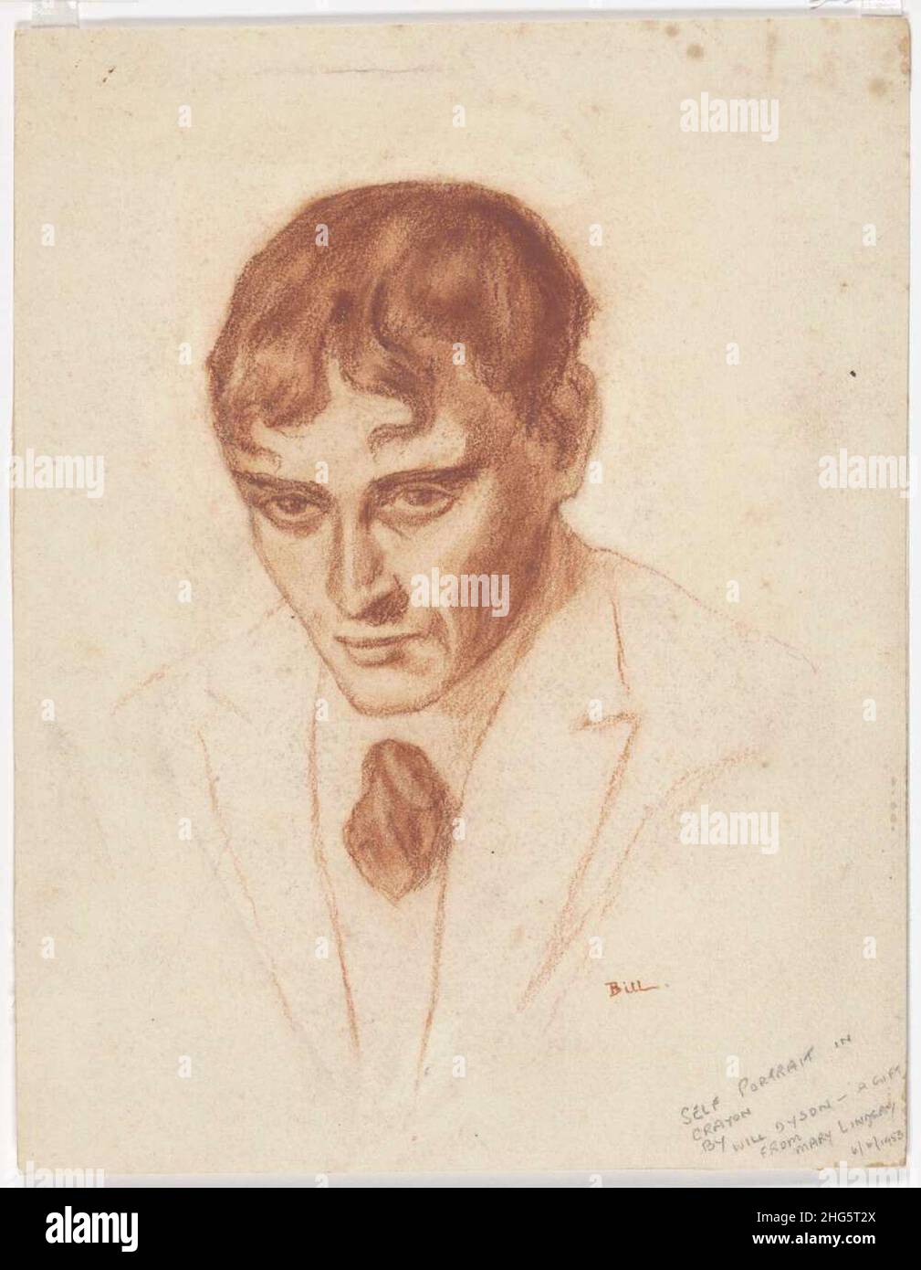 Self portrait of Will Dyson (1910 Stock Photo - Alamy