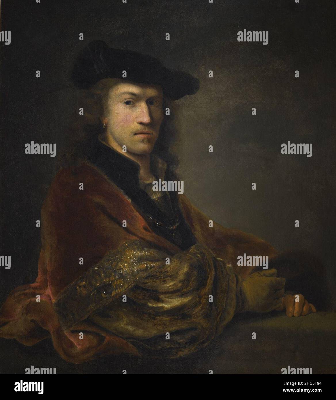 Self portrait, by Ferdinand Bol Stock Photo - Alamy