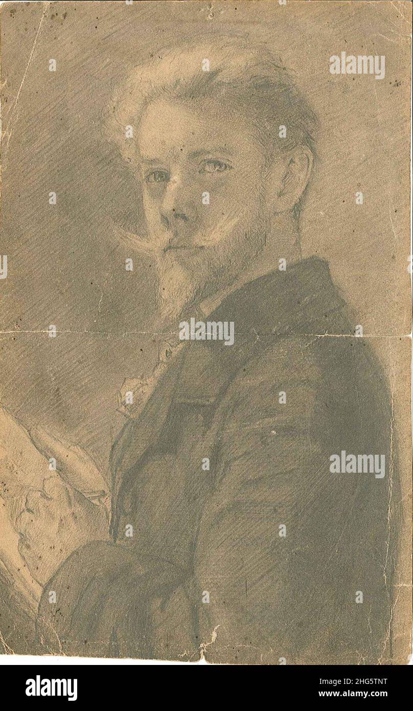 Self-Portrait by Henry Luyten Stock Photo - Alamy