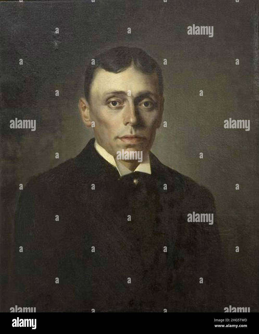 Self-portrait by Mikhail Lazarevich Shcherbatov (1878 Stock Photo - Alamy