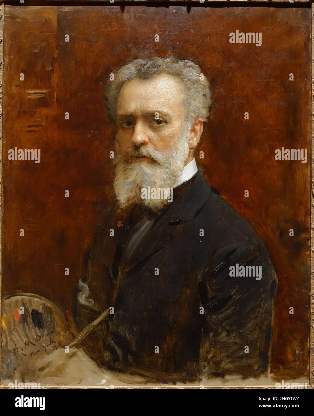 Self-portrait by Raimundo de Madrazo y Garreta, Spanish, 1901 Stock ...