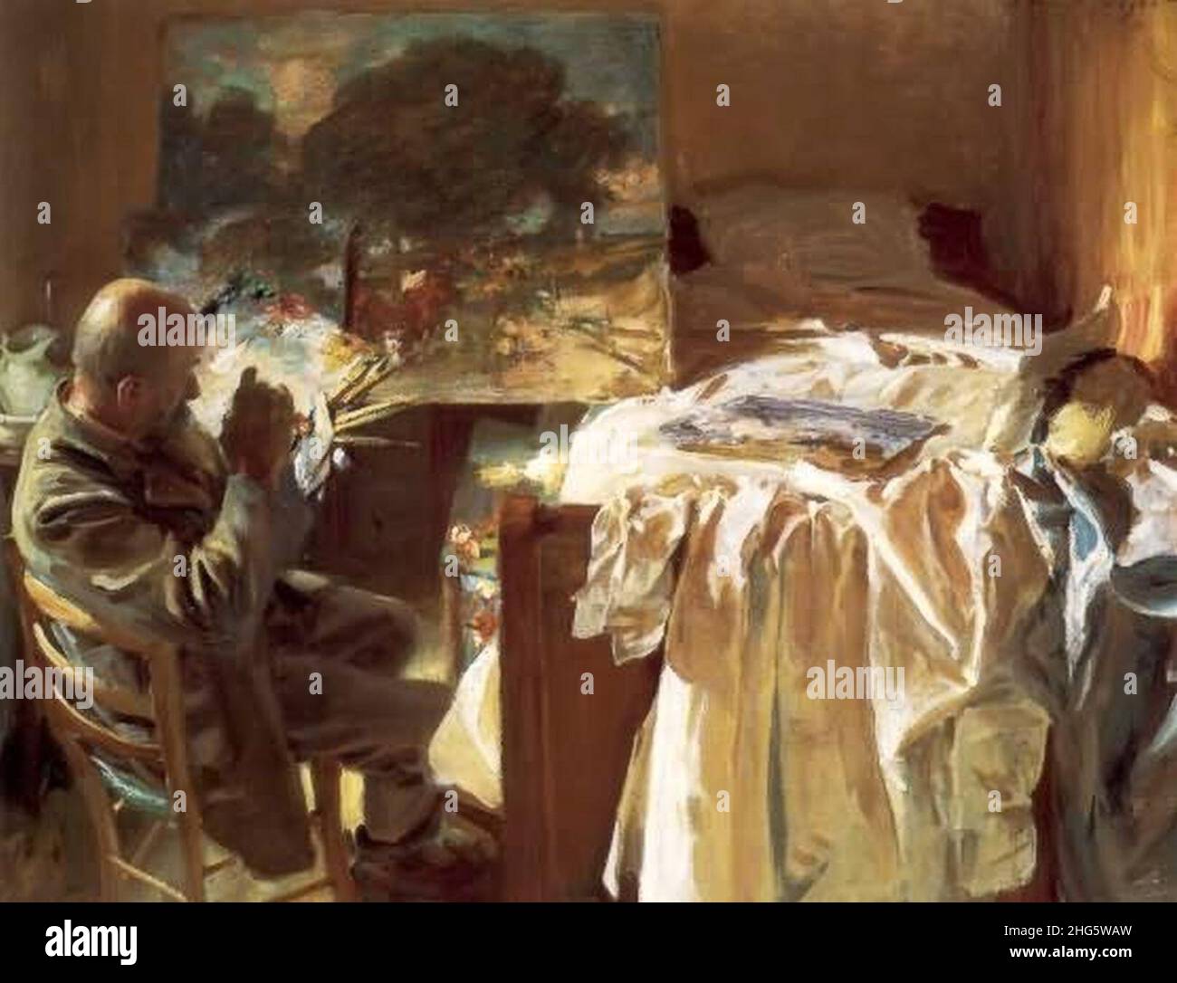 Self-Portrait of John Singer Sargent Stock Photo - Alamy